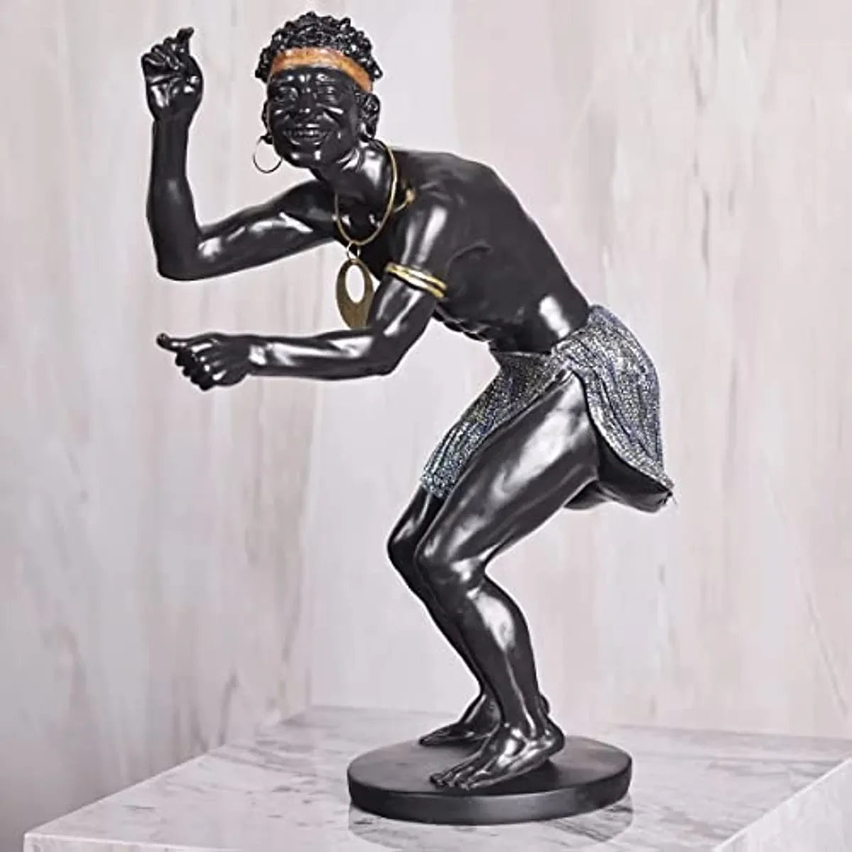 Statuette Guerrier Africain | Omega Statue