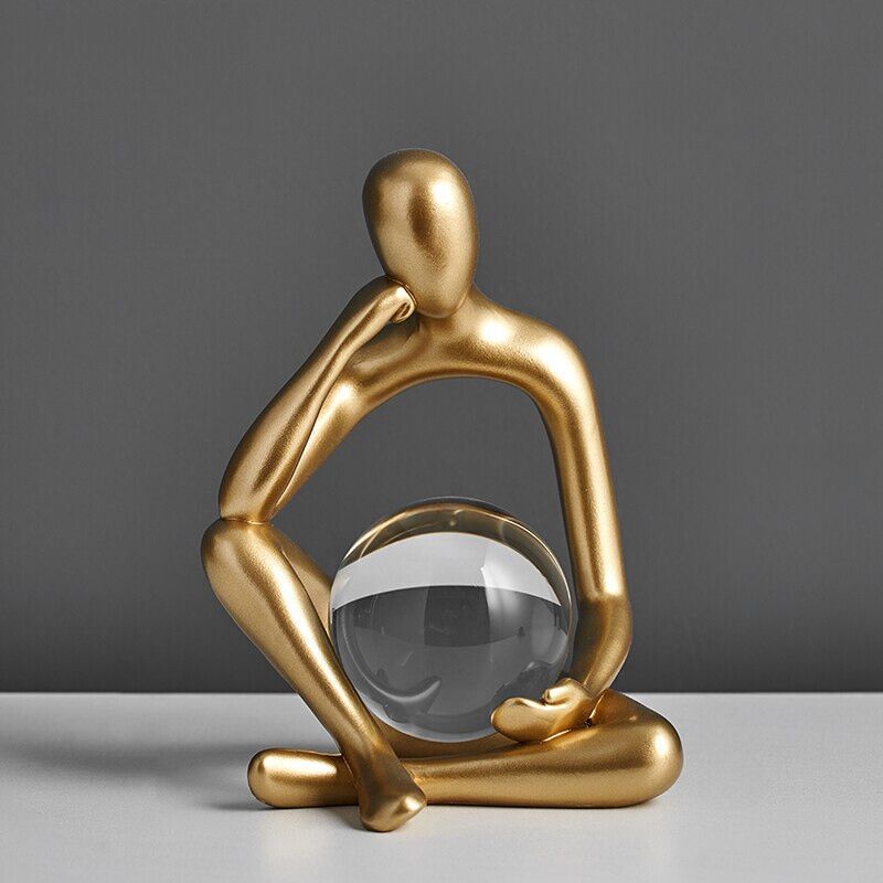 Sculpture Penseur Sphère | Omega Statue