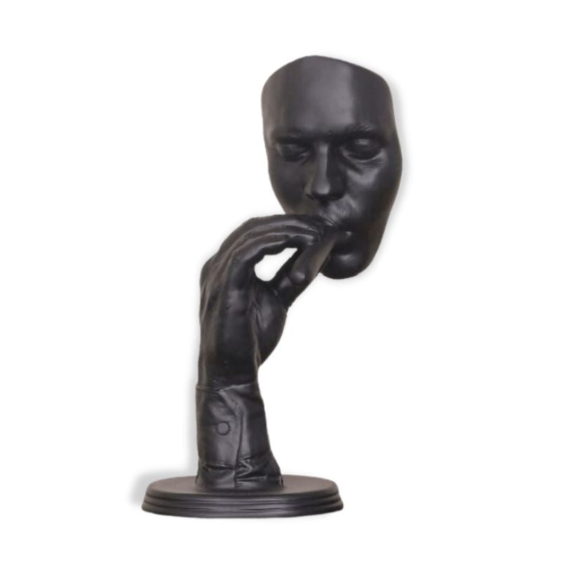 Sculpture Art Contemporain Visage | Omega Statue