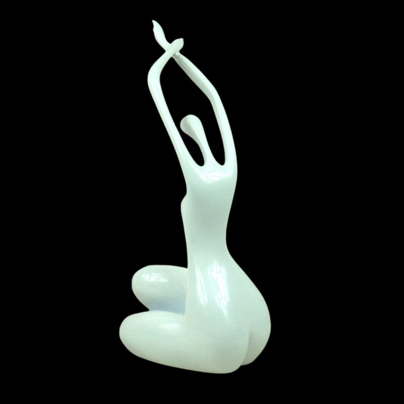 Sculpture Femme Ronde Assise